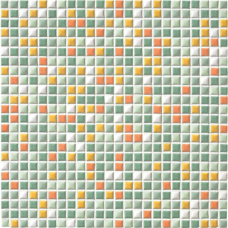 ATS10-MIX-1～ATS10-MIX-9 アートモザイク アートモザイク施釉10角 10角 (ミックス貼り) [紙貼り] 【注文生産品】 45シート/箱 | 内装タイル | 建築資材の ...